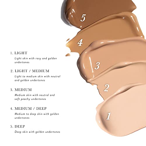LAURA GELLER NEW YORK Quench-n-Tint Hydrating Foundation - Light/Medium - Sheer to Light Buildable Coverage - Natural Glow Finish - Lightweight Formula with Hyaluronic Acid