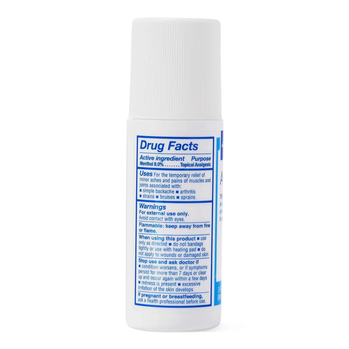 Medline ActivICE Roll-On Cooling Gel, Topical Pain Relief for Arthritis, Joint, Muscle, Back & Body Aches & Pain, 3 oz (3 Count)