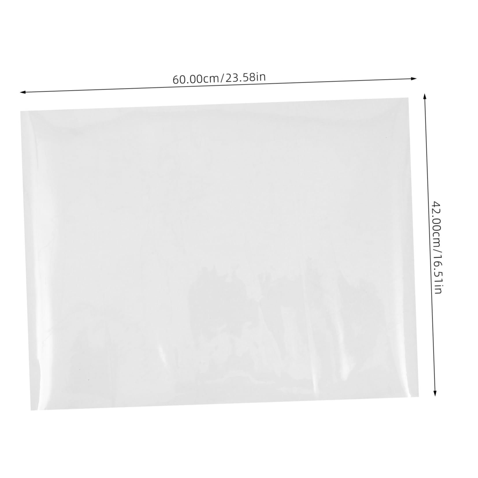 NUOBESTY Transparent Floor Mat PVC Clear Chair Mat Waterproof Door Carpet Rug Hard Floor Protector Table Cover Desks Mat for Home Office Study 40x60CM