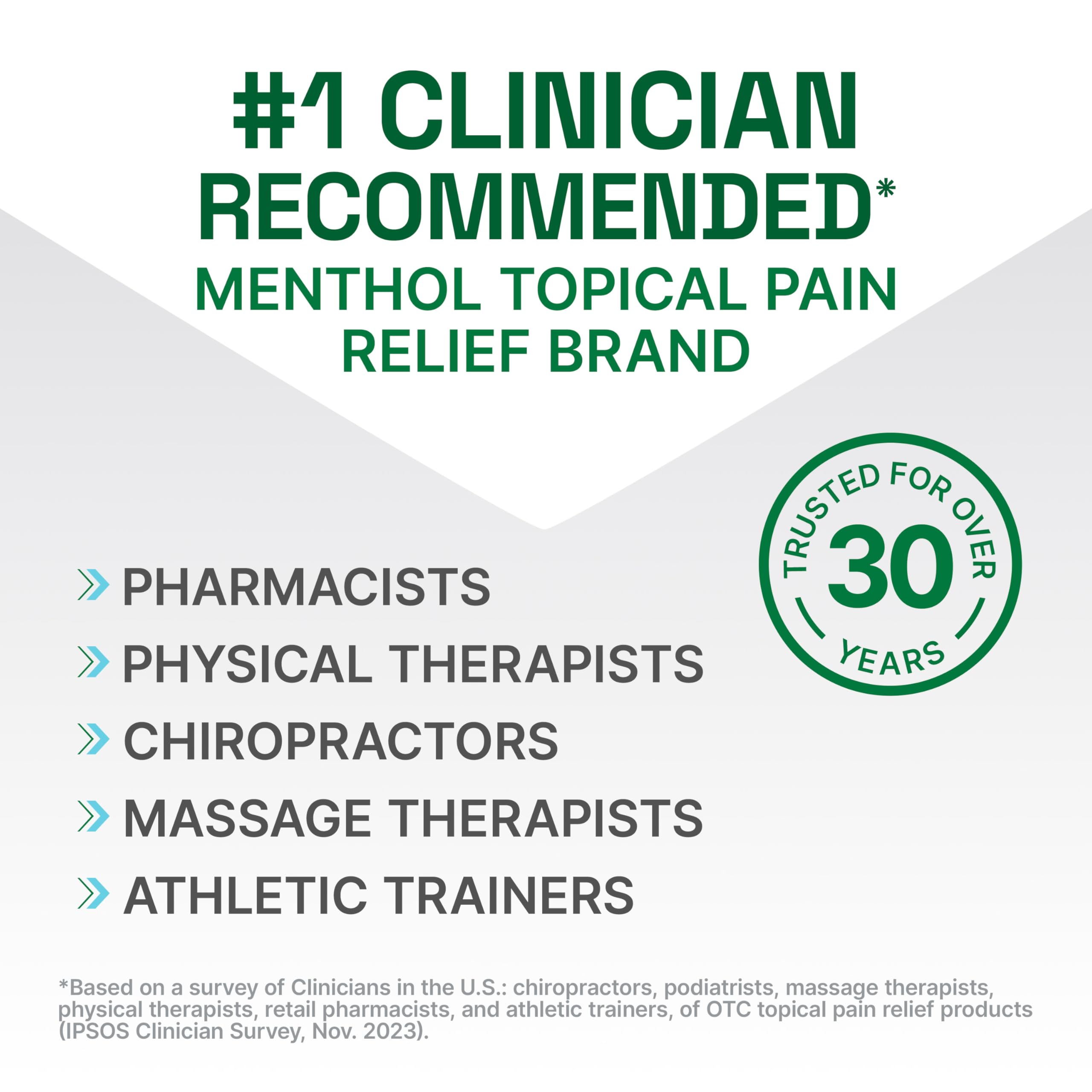 Biofreeze 13572 Professional Menthol Pain Relieving Spray 4 FL oz, Arthritis, Simple Backaches and Joint Pain, Pack of 2