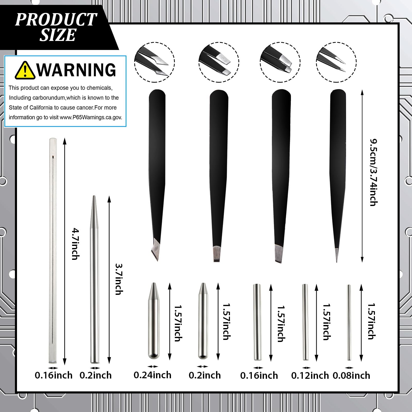 24Pcs Metal Puzzle Tool Set DIY Metal Model Kits Tools with Clippers Edge Bending Tool Tab Twisting Tool Cylinder Cone Shape Bend Assist Tool Wire Wrapping Mandrel Ball Stylus and Bag for Metal Puzzle