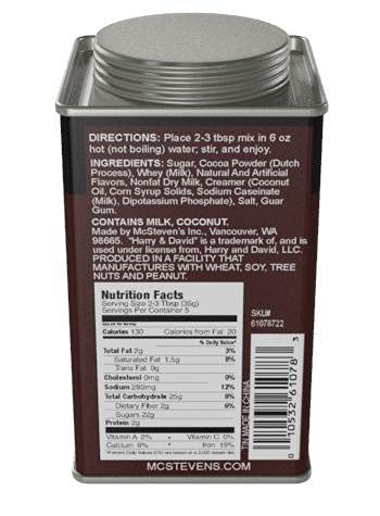 Harry & David Truffle Cocoa Mix, Salted Caramel Chocolate, 6.25 Ounce