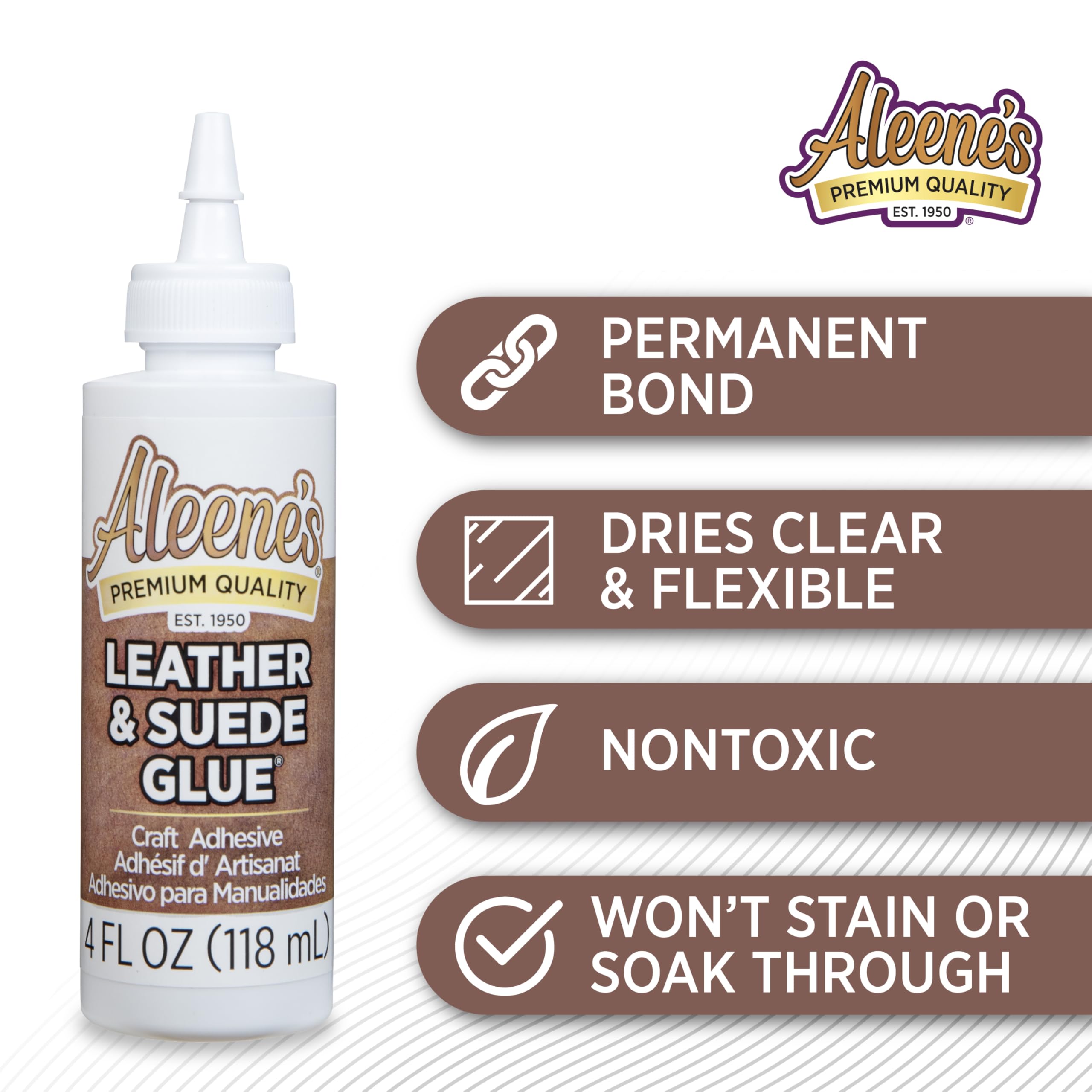 Aleene's15594 Leather & Suede Glue 4oz