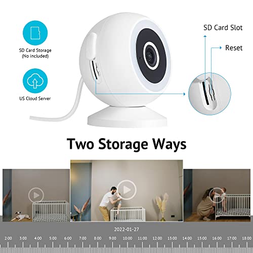 LaView 4MP 2K Security Cameras Outdoor Indoor Wired,IP65, Starlight Sensor & 100 Ft Night Vision,Motion/Person Detection,2-Way Audio/Spotlight,US Cloud,Compatible With Alexa,iOS & Android & Web Access