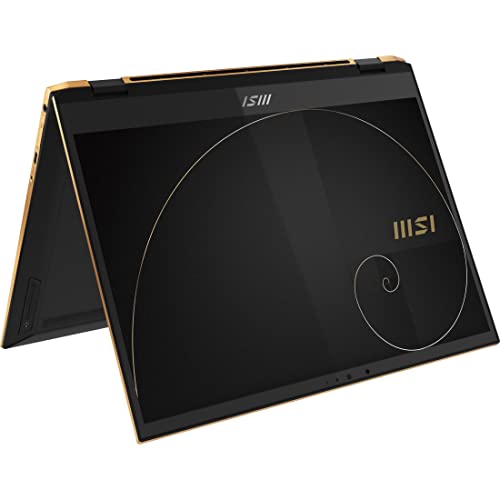 MSI Summit E13 Flip Evo 13.4" FHD+ 120hz Touch 2 in 1 Business Laptop: Intel Core i7-1260P Iris Xe 32GB LPDDR5 1TB NVMe SSD, 360-Degree Flip, Thunderbolt 4, MSI Pen, Win 11 Pro: Ink Black A12MT-013