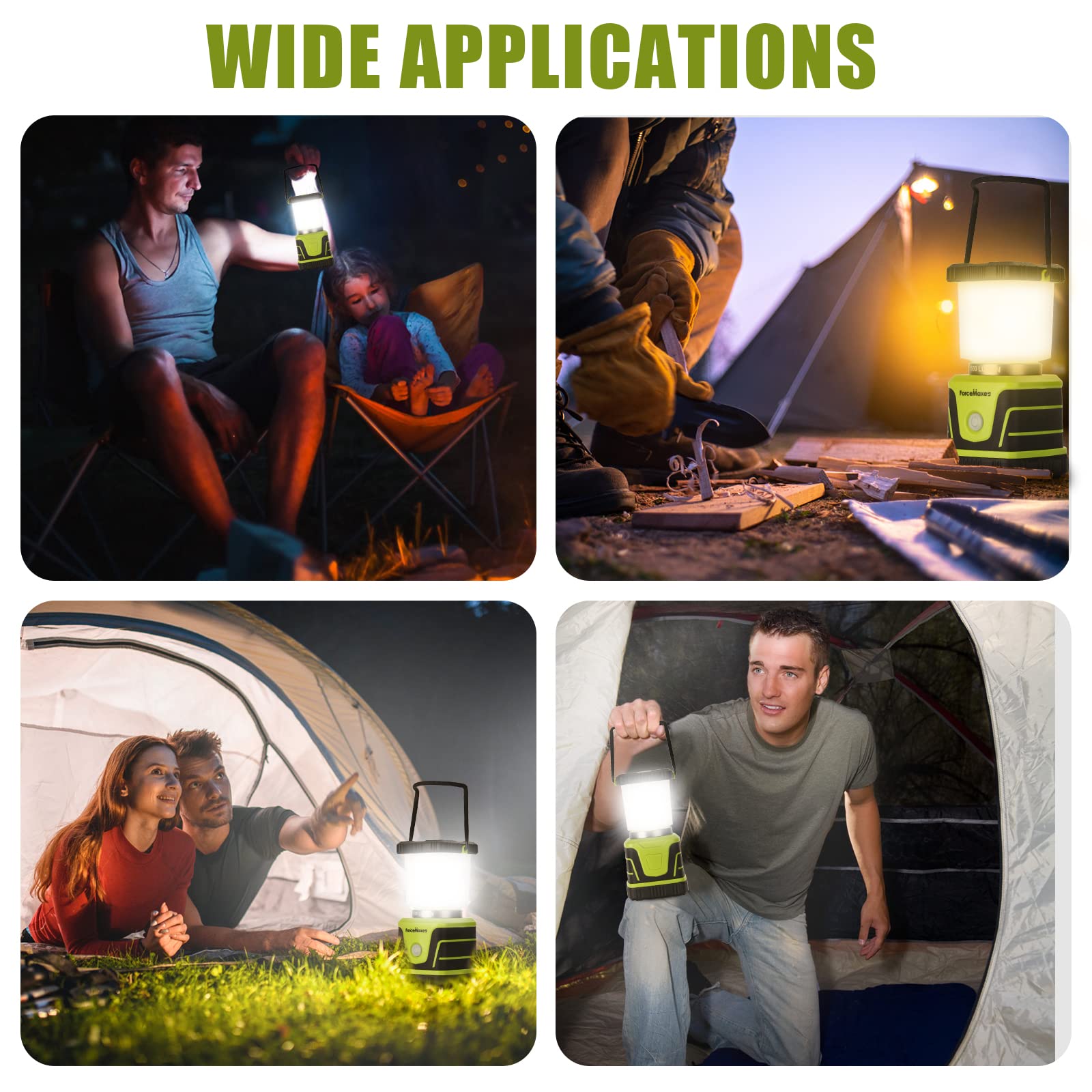 Camping Lantern,Super Bright Battery Powered LED 1500LM,4 Light Modes,Waterproof Tent Light,Long Run-time Lantern Flashlight for Hurricane,Emergency,Survival Kits,Hiking,Fishing