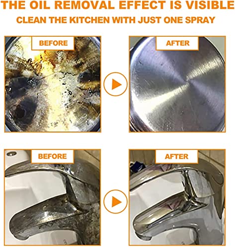 TONBGSEL All-purpose Kitchen Pots and Pan Cleaner, Kitchen Cleaner Spray Degreaser, All Purpose Cleaner Spray