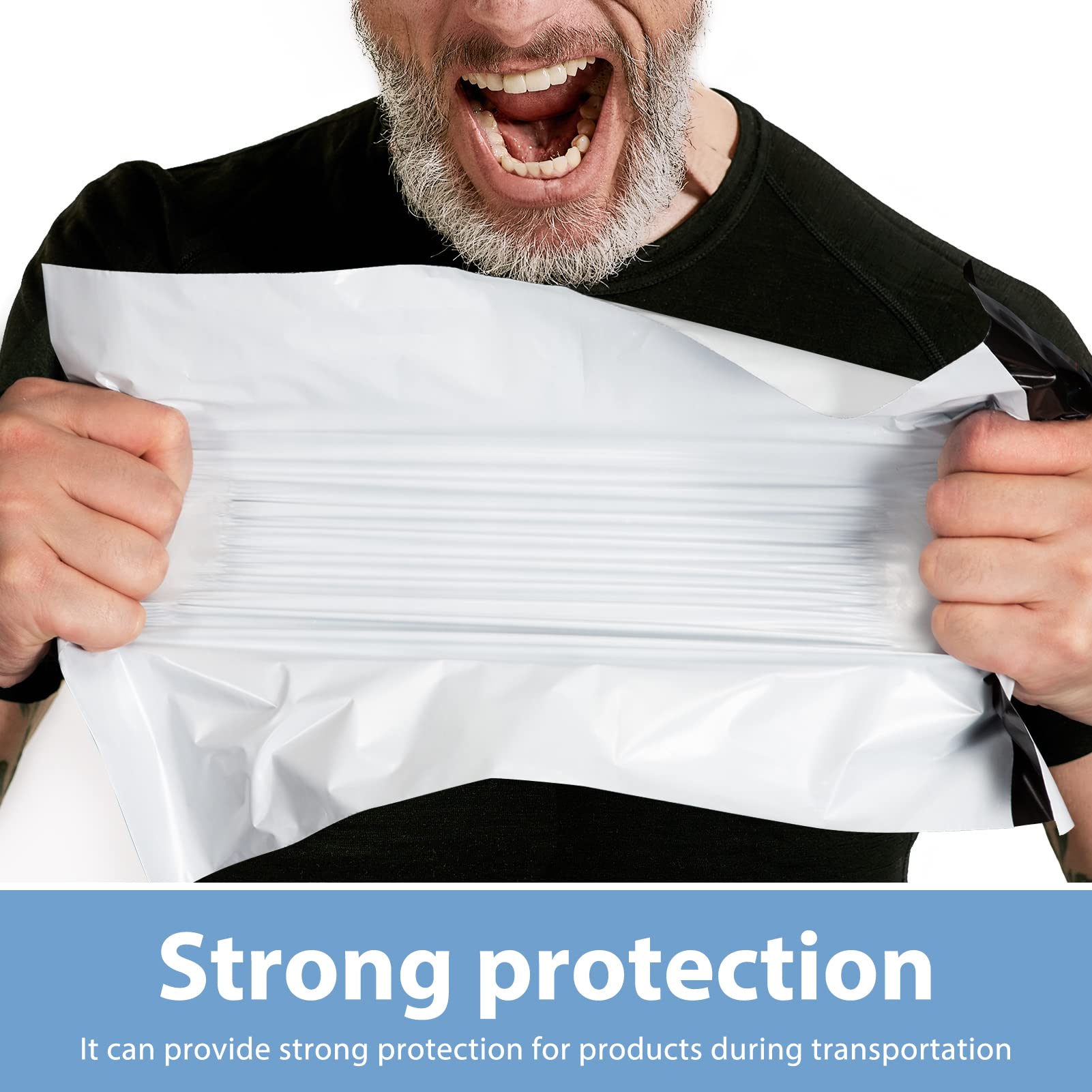 Metronic Poly Mailers 10x13 100 Pcs | Medium Shipping Bags for Clothing | Mailing Bags for Small Business, Shipping Envelopes,Packing Bags in White