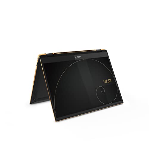 MSI Summit E13 Flip Evo 13.4" FHD+ 120hz Touch 2 in 1 Business Laptop: Intel Core i7-1260P Iris Xe 32GB LPDDR5 1TB NVMe SSD, 360-Degree Flip, Thunderbolt 4, MSI Pen, Win 11 Pro: Ink Black A12MT-013
