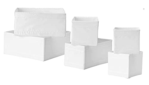IKEA Drawer Storage Organizer Box Bin Tote (18, White) (SYNCHKG095693)