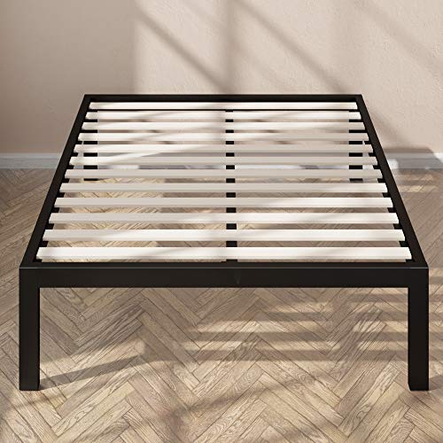 ZINUS Lorrick Metal Platform Bed Frame / Mattress Foundation / Easy, Bolt Free Assembly, Queen