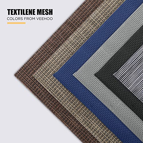 Veehoo Cooling Elevated Dog Bed, Outdoor Raised Dog Cots Beds with Washable & Breathable Mesh, No-Slip Rubber Feet, Portable Chewproof Pet Bed for Indoor & Outdoor, X-Large, Brown