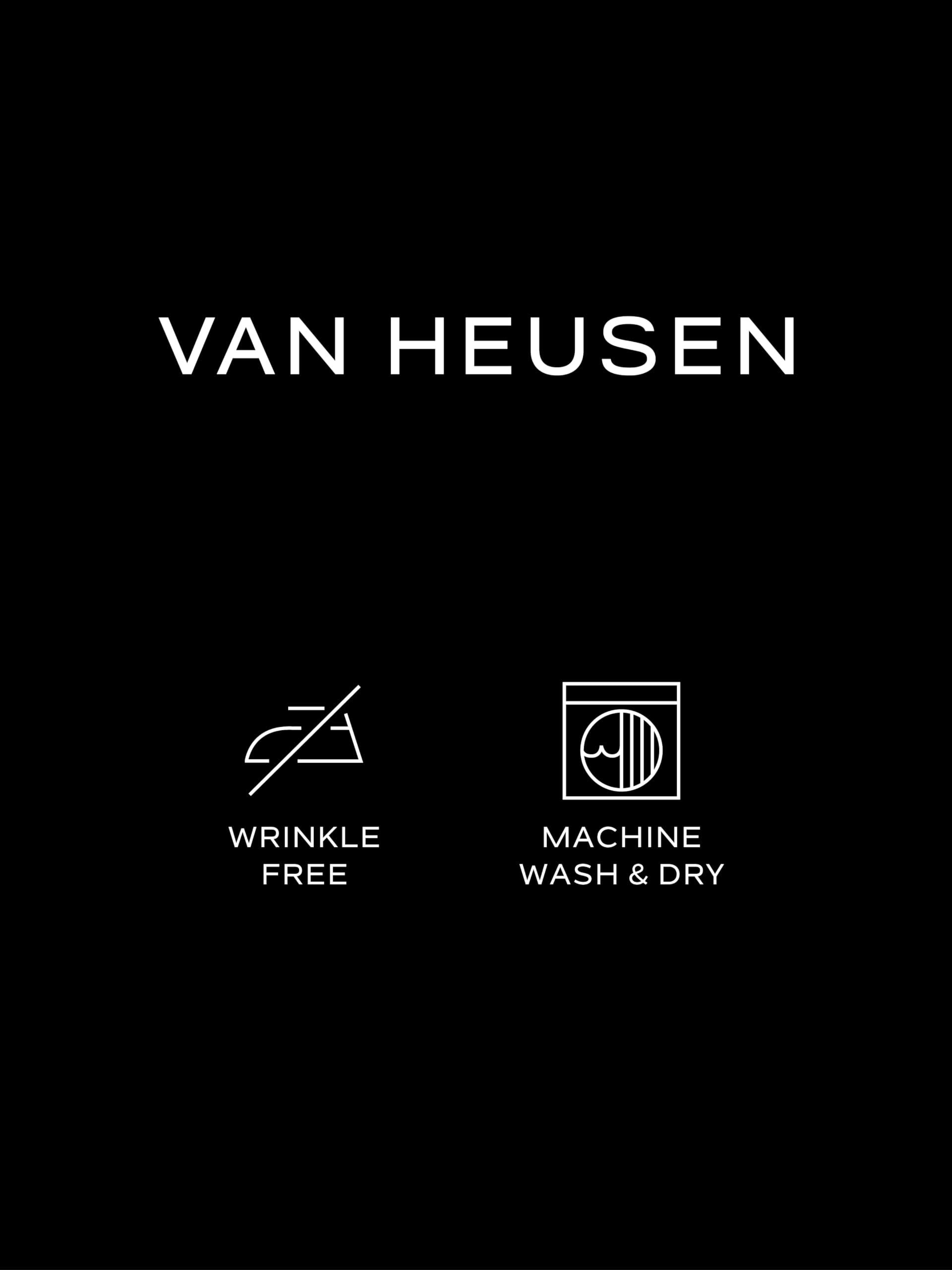 Van Heusen Men's Dress Shirt Fitted Poplin Solid, Pacifico, 17" Neck 34"-35" Sleeve