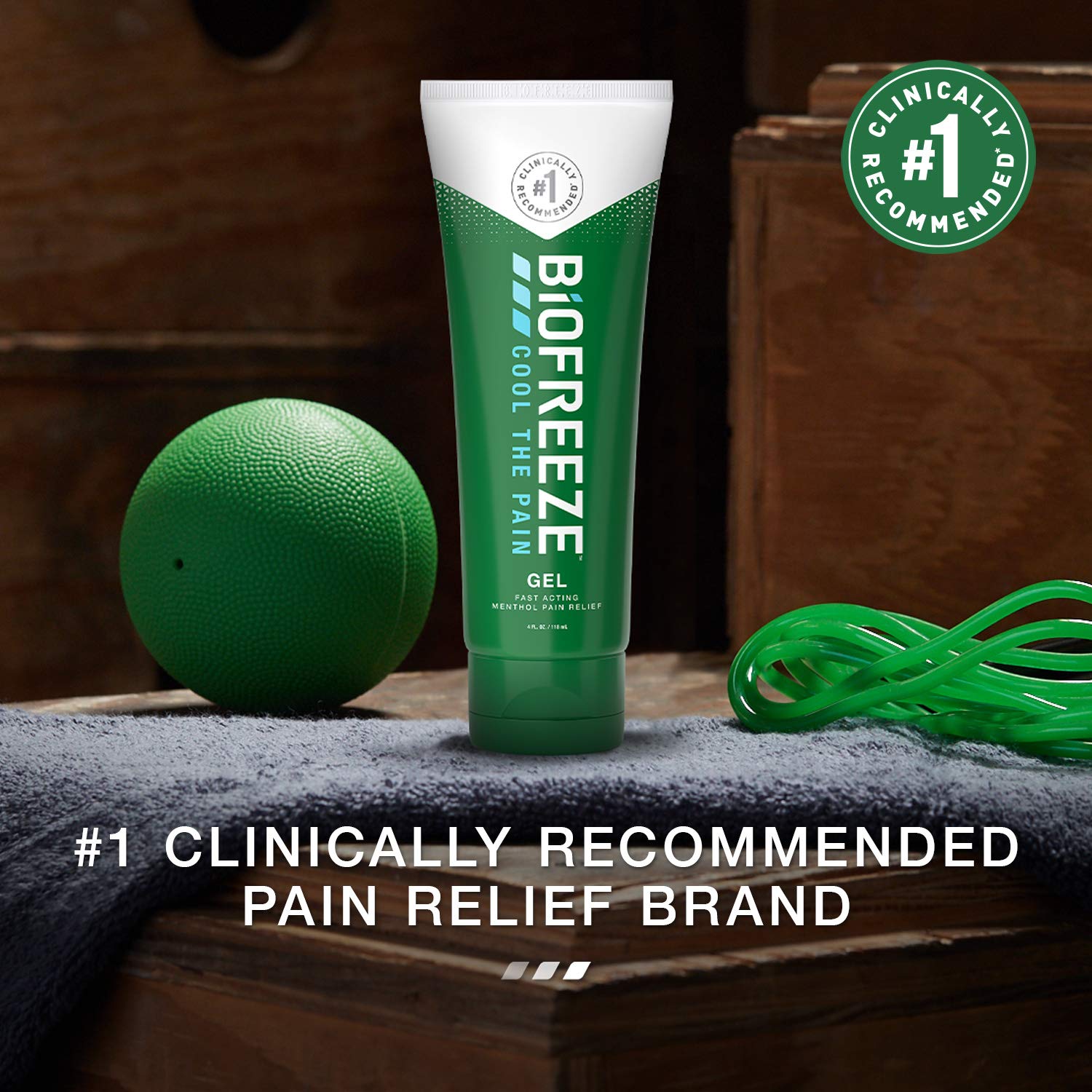 Biofreeze-13529 Pain Relief Gel, 4 oz. Tube, Pack of 2 (Packaging May Vary)