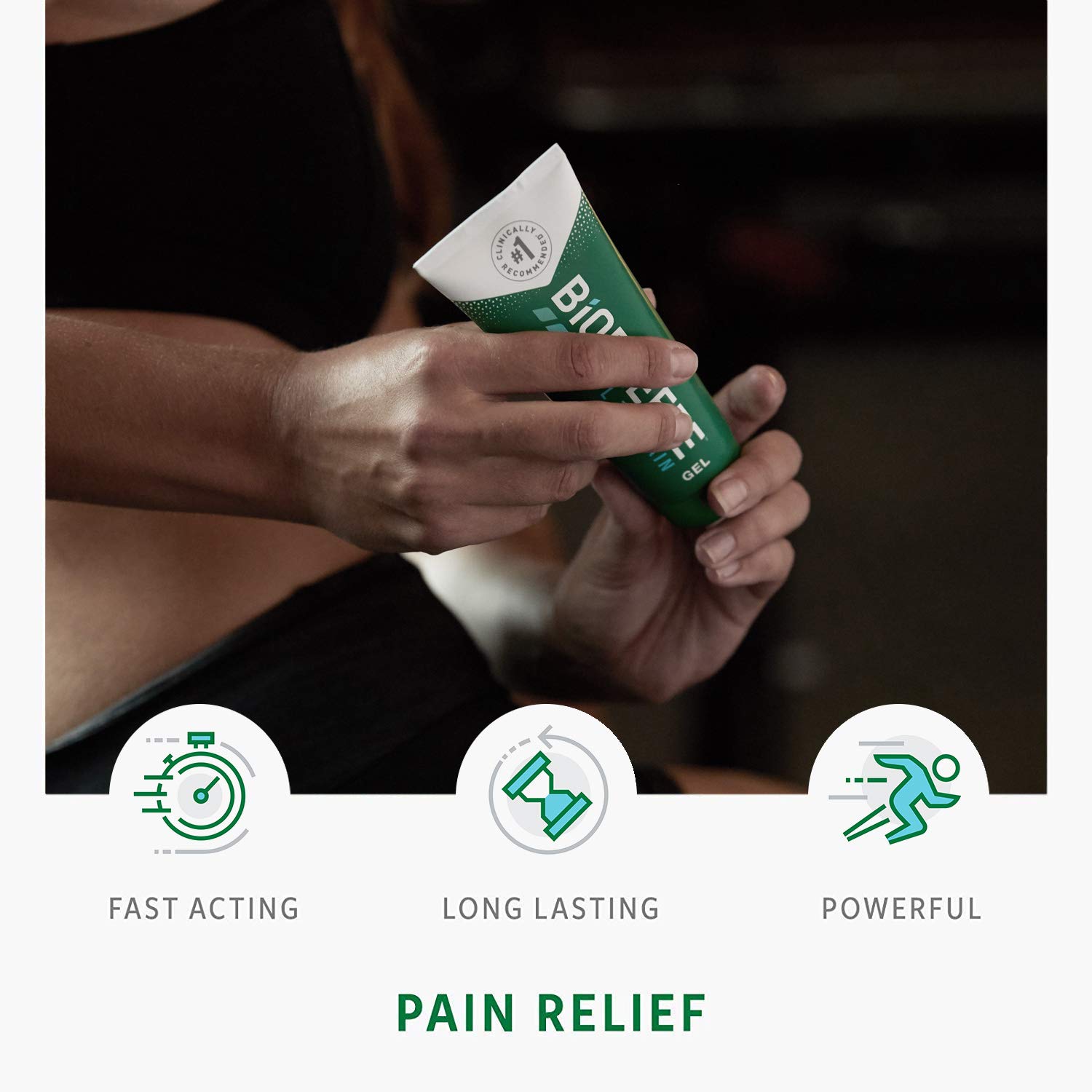 Biofreeze-13529 Pain Relief Gel, 4 oz. Tube, Pack of 2 (Packaging May Vary)