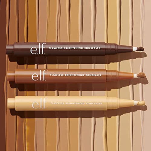 e.l.f. Flawless Brightening Concealer, Illuminating & Highlighting Face Makeup, Conceals Dark Under Eye Circles, Medium 36 W, 0.07 Fl Oz