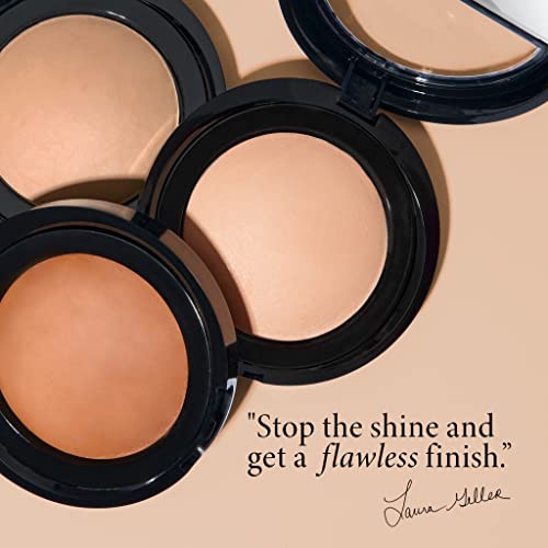 LAURA GELLER Baked Blurring + Setting Powder, Translucent Makeup Setting Powder For Soft-Focus Finish, Minimize Fine Lines and Pores, Porcelain/Fair