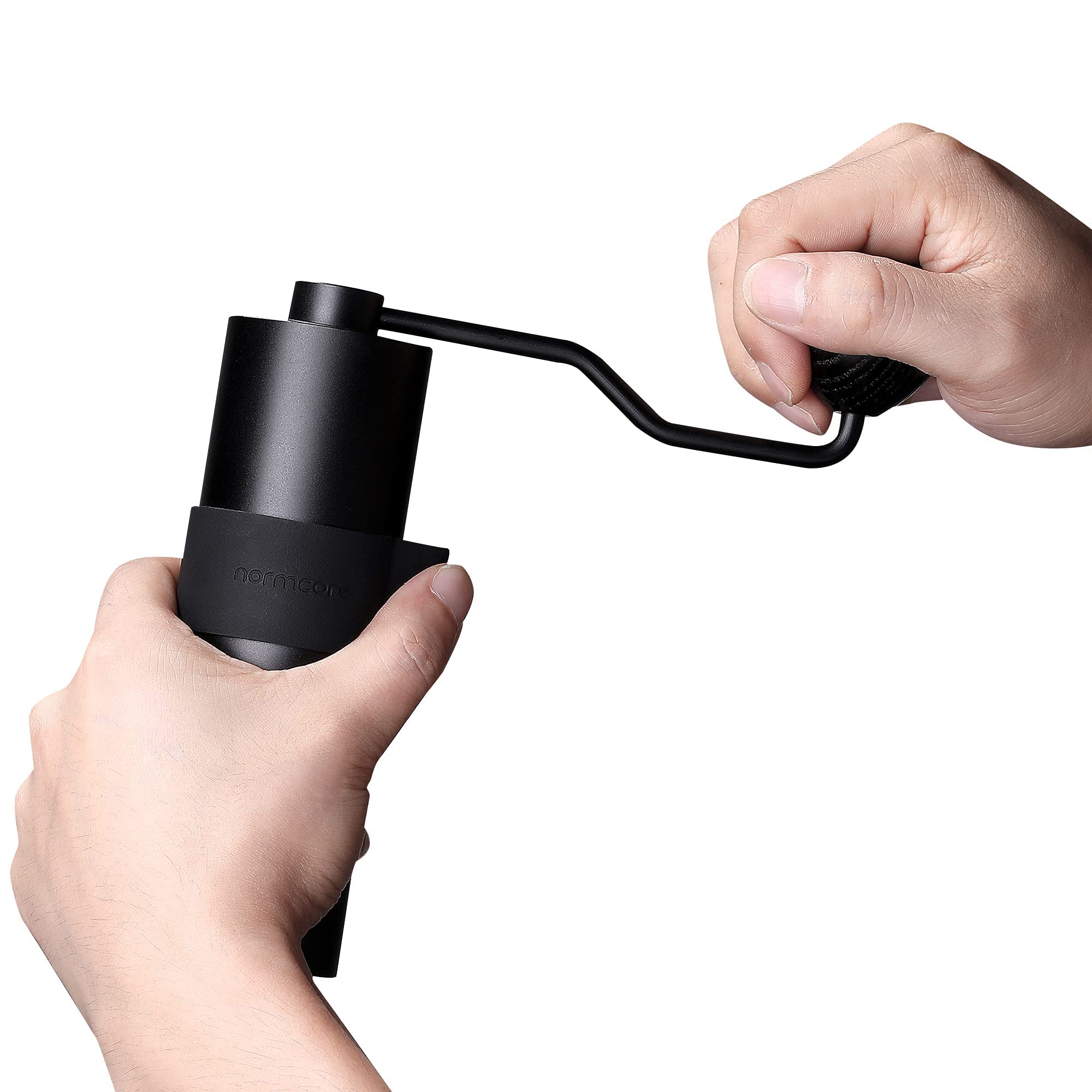 Normcore Manual Coffee Grinder V2 - Hand Coffee Grinder with Stainless Steel 38mm Contemporary Conical Burr - Adjustable Settings - For Aeropress, Espresso, Pour over, French Press