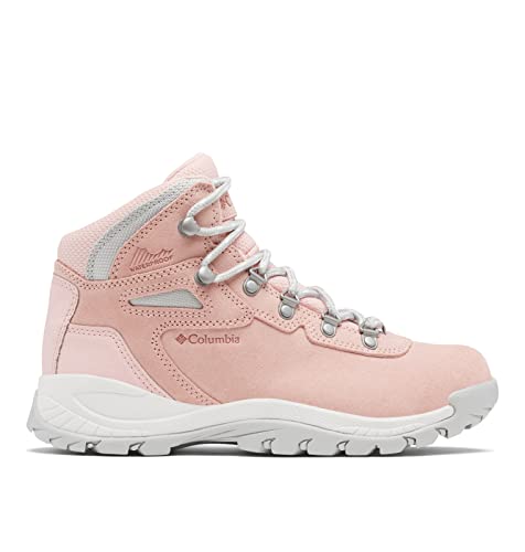 Columbia Women's Newton Ridge Plus Waterproof Amped, Vintage Pink/Nimbus Grey, 10