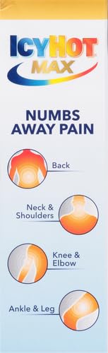 Icy Hot Max Strength Lidocaine Pain Relief Patch (5 Count) Penetrates for Fast, Targeted Relief
