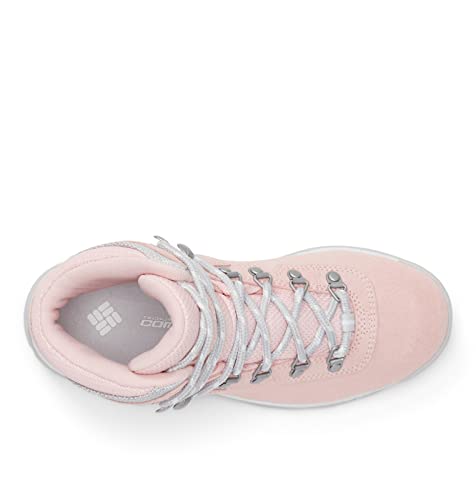 Columbia Women's Newton Ridge Plus Waterproof Amped, Vintage Pink/Nimbus Grey, 10