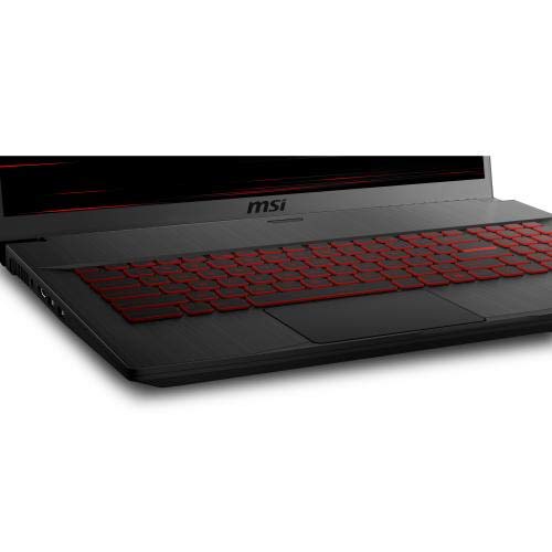 MSI GF75 17.3" Gaming Laptop Intel Core i7-9750H 8GB RAM 256GB SSD 120Hz GTX 1050 Ti Aluminum Black