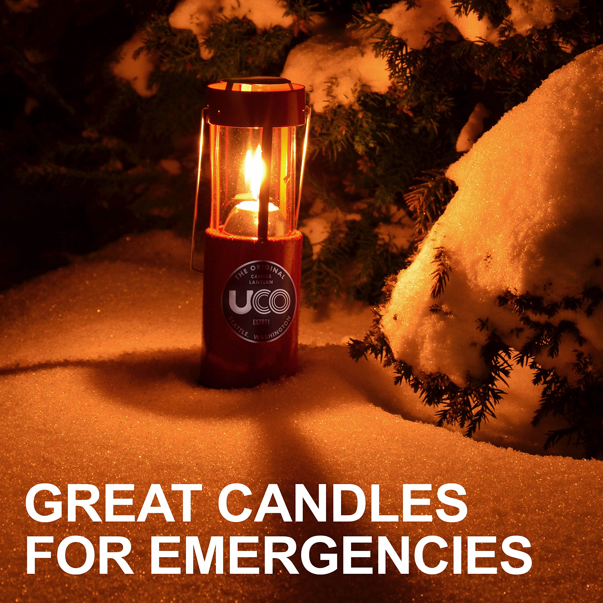 Industrial Revolution UCO 9-Hour Citronella Candles, 3-Pack for Candle Lanterns