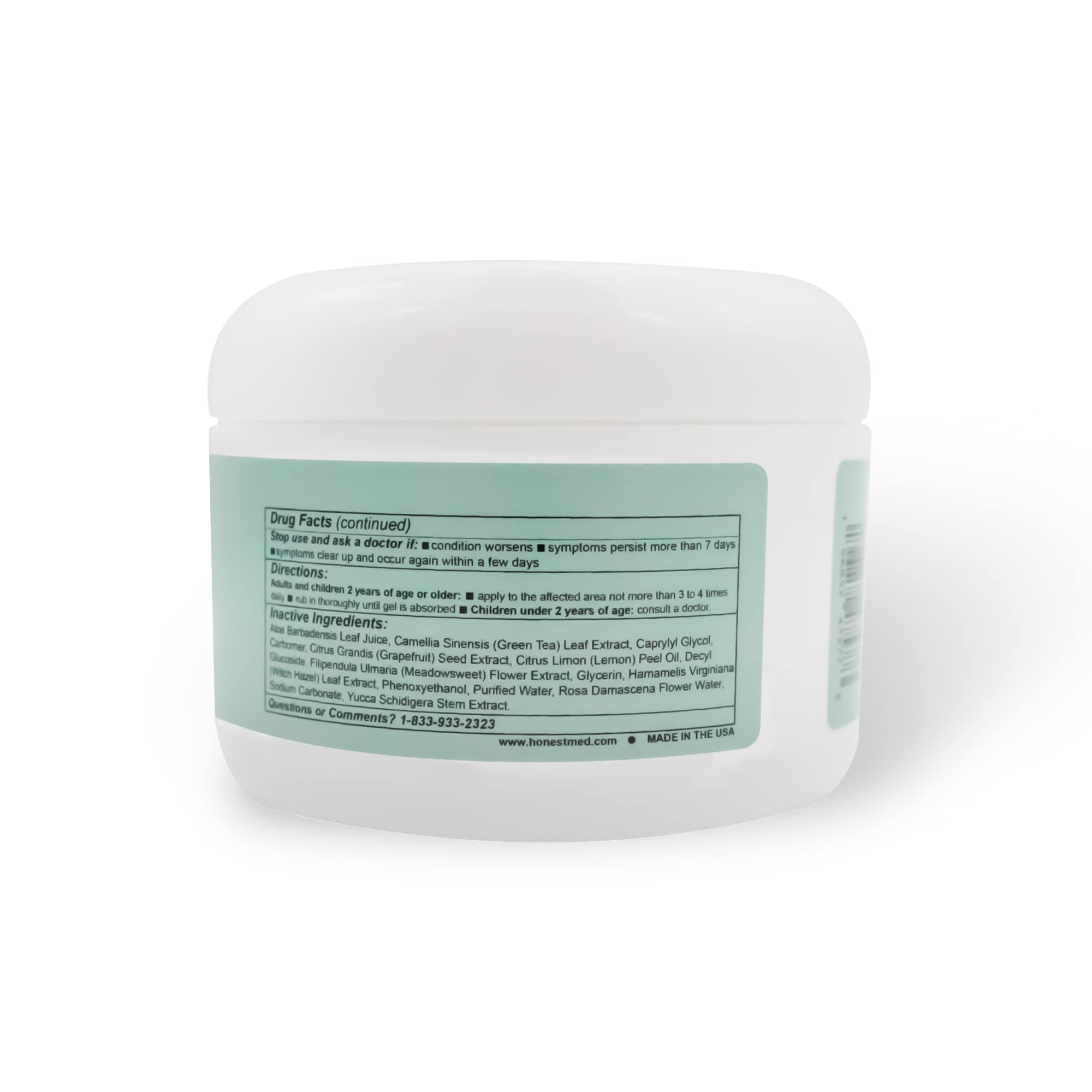 numm. Instant Pain Relief Gel, Cool Freeze, 6% Menthol, Citrus Mint Scent, 8oz, 1 Count
