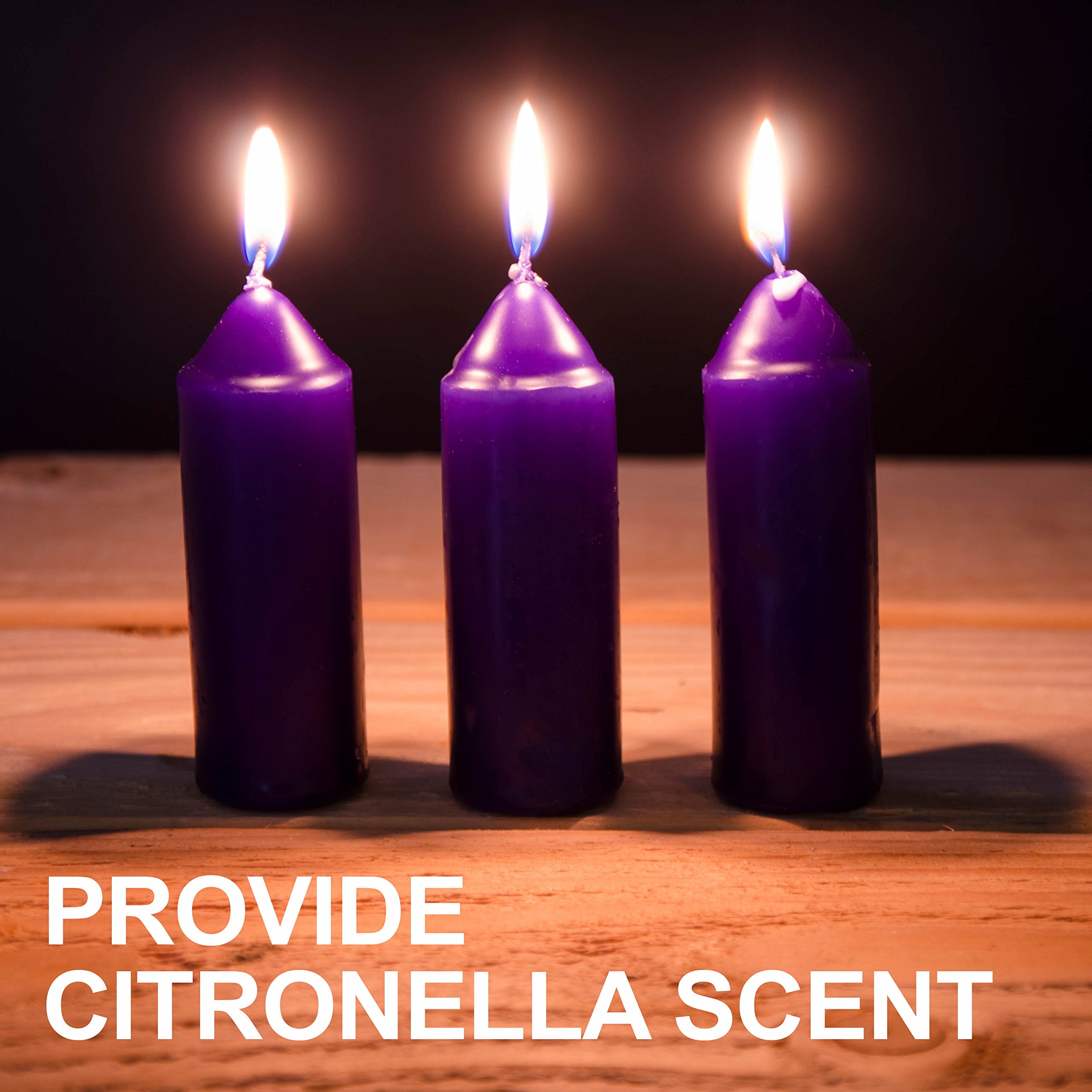 Industrial Revolution UCO 9-Hour Citronella Candles, 3-Pack for Candle Lanterns