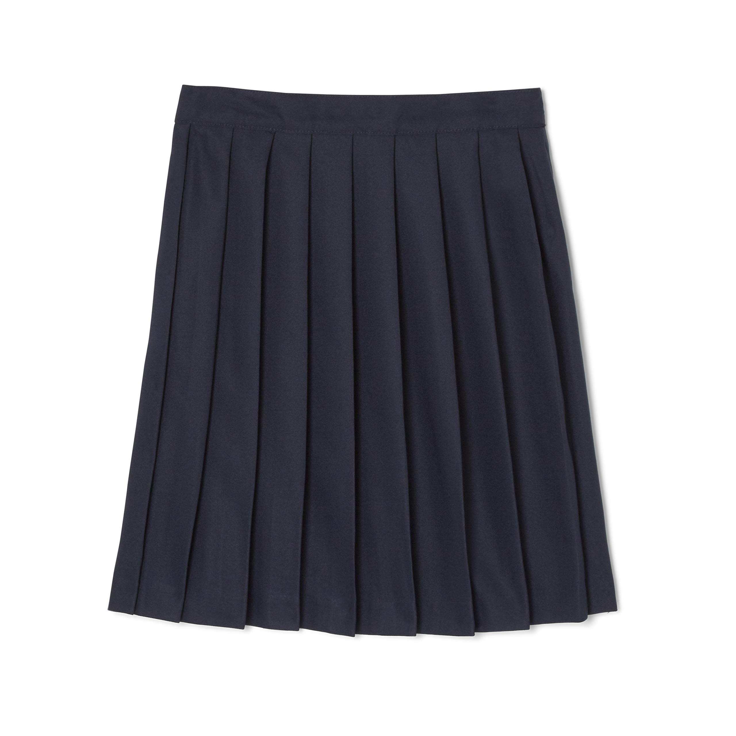 French Toast Big Girls' Pleated Skirt, Navy, 14