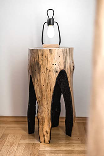 Bedside Table, Rustic Nightstand, Tree Stump Coffee Table, Farmhouse End Table