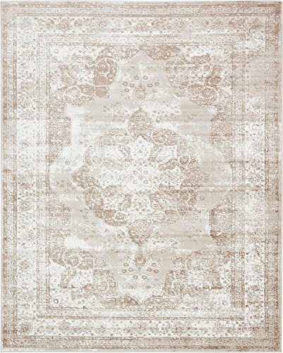 Unique Loom Sofia Collection Area Rug - Salle Garnier (8' x 10', Beige/ Ivory)