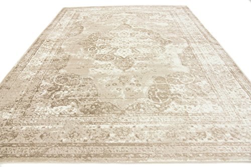 Unique Loom Sofia Collection Area Rug - Salle Garnier (8' x 10', Beige/ Ivory)