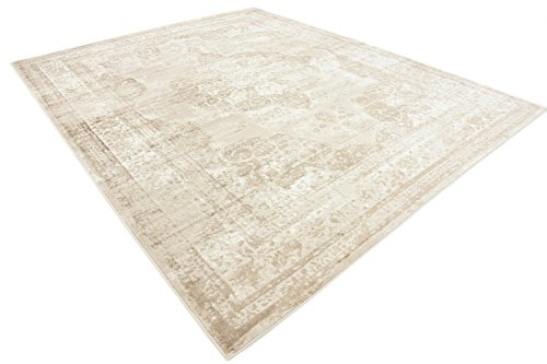 Unique Loom Sofia Collection Area Rug - Salle Garnier (8' x 10', Beige/ Ivory)