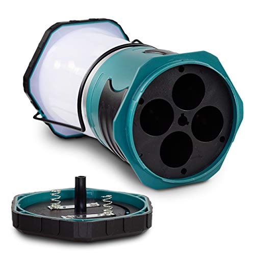 Blazin' Sun 1500 Lumen | Battery Lanterns for Power Outages, Emergency, Hurricane, Camping | LED Lantern with up to 200 Hour Runtime (Teal)