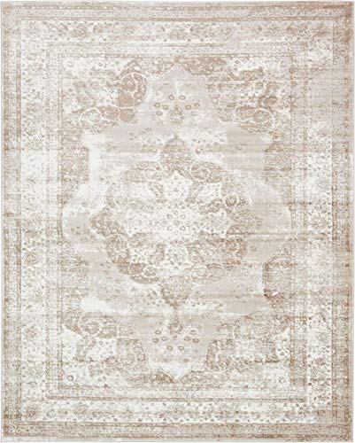 Unique Loom Sofia Collection Area Rug - Salle Garnier (8' x 10', Beige/ Ivory)