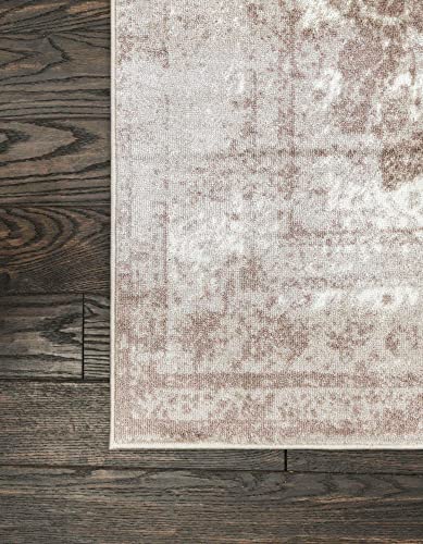 Unique Loom Sofia Collection Area Rug - Salle Garnier (8' x 10', Beige/ Ivory)