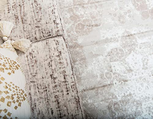 Unique Loom Sofia Collection Area Rug - Salle Garnier (8' x 10', Beige/ Ivory)