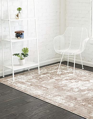 Unique Loom Sofia Collection Area Rug - Salle Garnier (8' x 10', Beige/ Ivory)