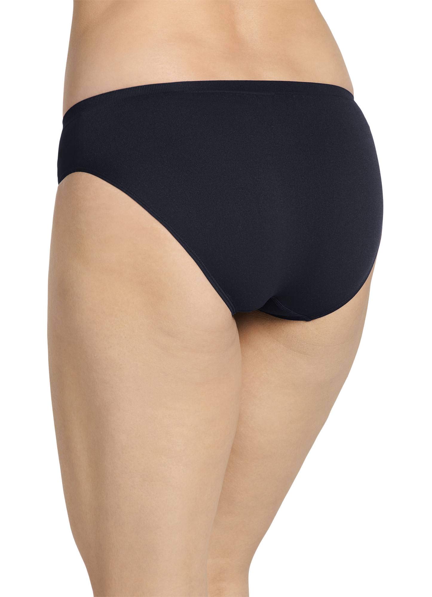 Jockey Women's Underwear Comfies Microfiber French Cut - 3 Pack, Blue Wave/Sailor Blue/Night Blue, 7