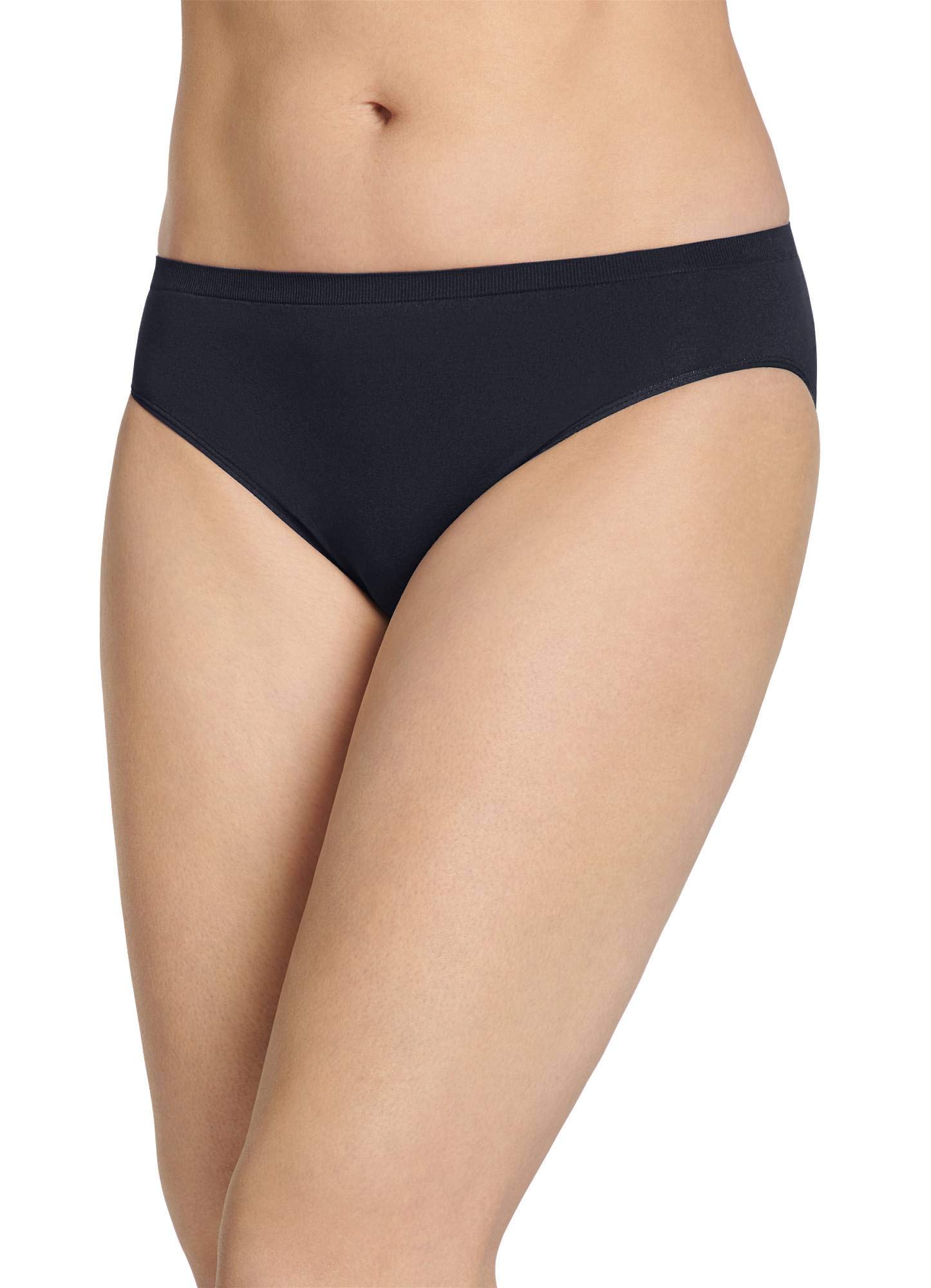 Jockey Women's Underwear Comfies Microfiber French Cut - 3 Pack, Blue Wave/Sailor Blue/Night Blue, 7