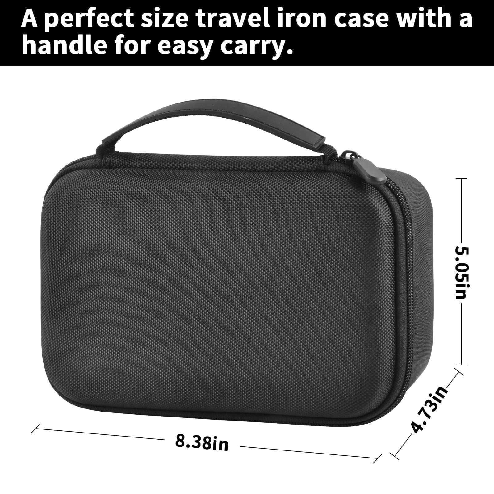 Case Compatible with Oliso M2 Pro Mini Project Iron. Travel Irons Carrying Organizer Holder with Mesh Pocket Fits for Solemate and Other Accessories (Box Only)
