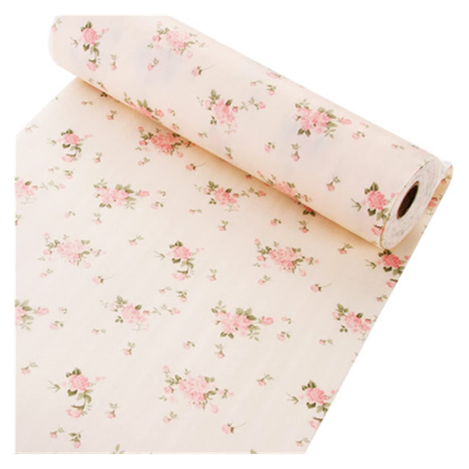 Kitchen Cabinet Liner Reusable Shelf Liner Paper Cabinet Mat Drawer Mat Moisture-Proof Waterproof Dust Proof Non-Slip Tableware Pad Shelf Paper for Kitchen cabinets Non Adhesive (Color : Pink Rose,
