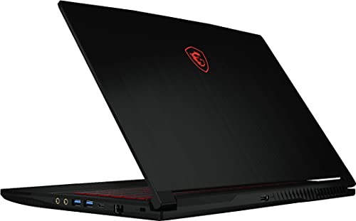 MSI GF63 Gaming Laptop Computer, 15.6" FHD, Intel Quad-Core i5-10300H (Beat i7-8750H), 8GB DDR4 RAM, 256GB PCIe SSD, GTX 1650 4GB, WiFi6, Bluetooth 5.1, Backlit Keyboard, Windows 10, 64GB Flash Drive