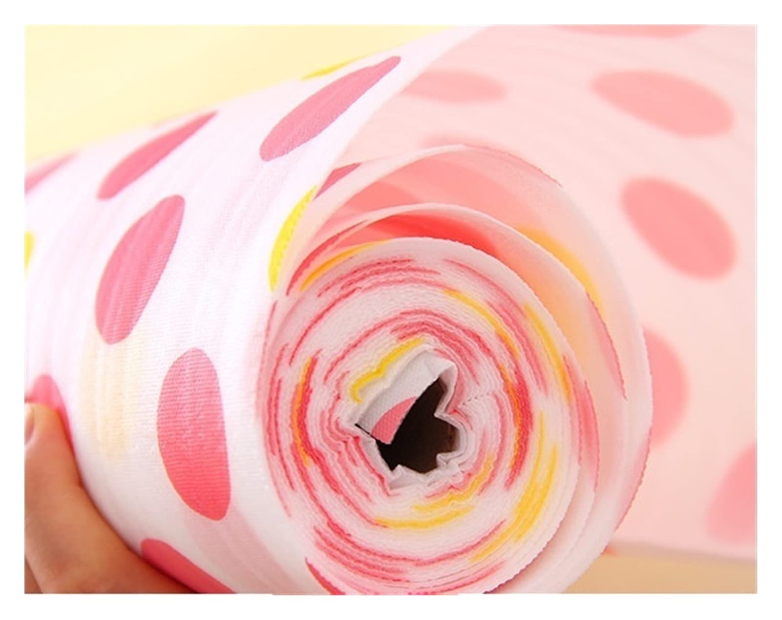 Kitchen Cabinet Liner Reusable Shelf Liner Paper Cabinet Mat Drawer Mat Moisture-Proof Waterproof Dust Proof Non-Slip Tableware Pad Shelf Paper for Kitchen cabinets Non Adhesive (Color : Pink Rose,