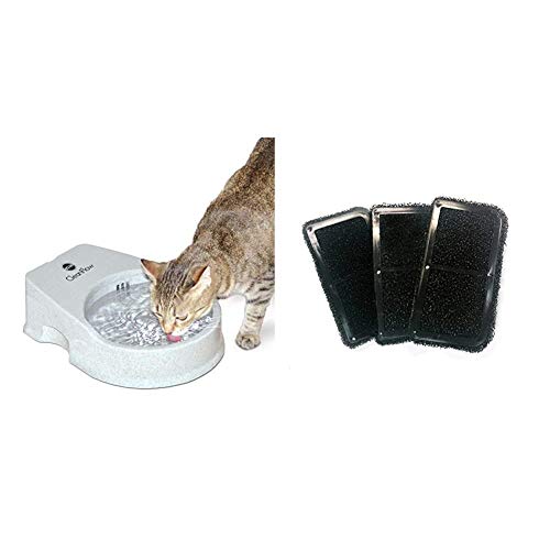 K&H PET PRODUCTS CleanFlow Cat Filtered Bowl and Replacement Filters Cartridges