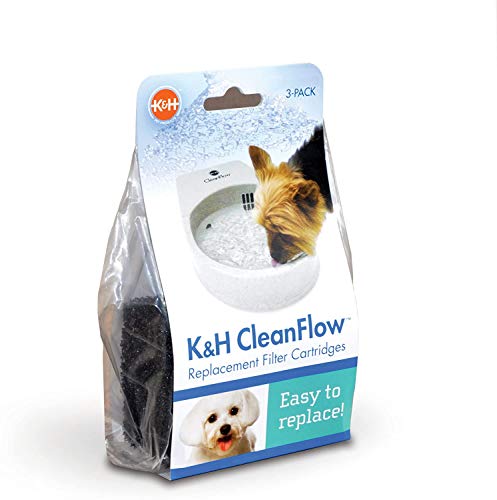 K&H PET PRODUCTS CleanFlow Cat Filtered Bowl and Replacement Filters Cartridges