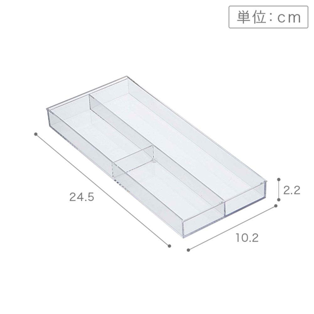 YAMAZAKI home Tower Expandable Drawer Organizer WH Space saving One Size White