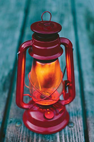 Stansport 12" Hurricane Lantern (127), 12inch, Red