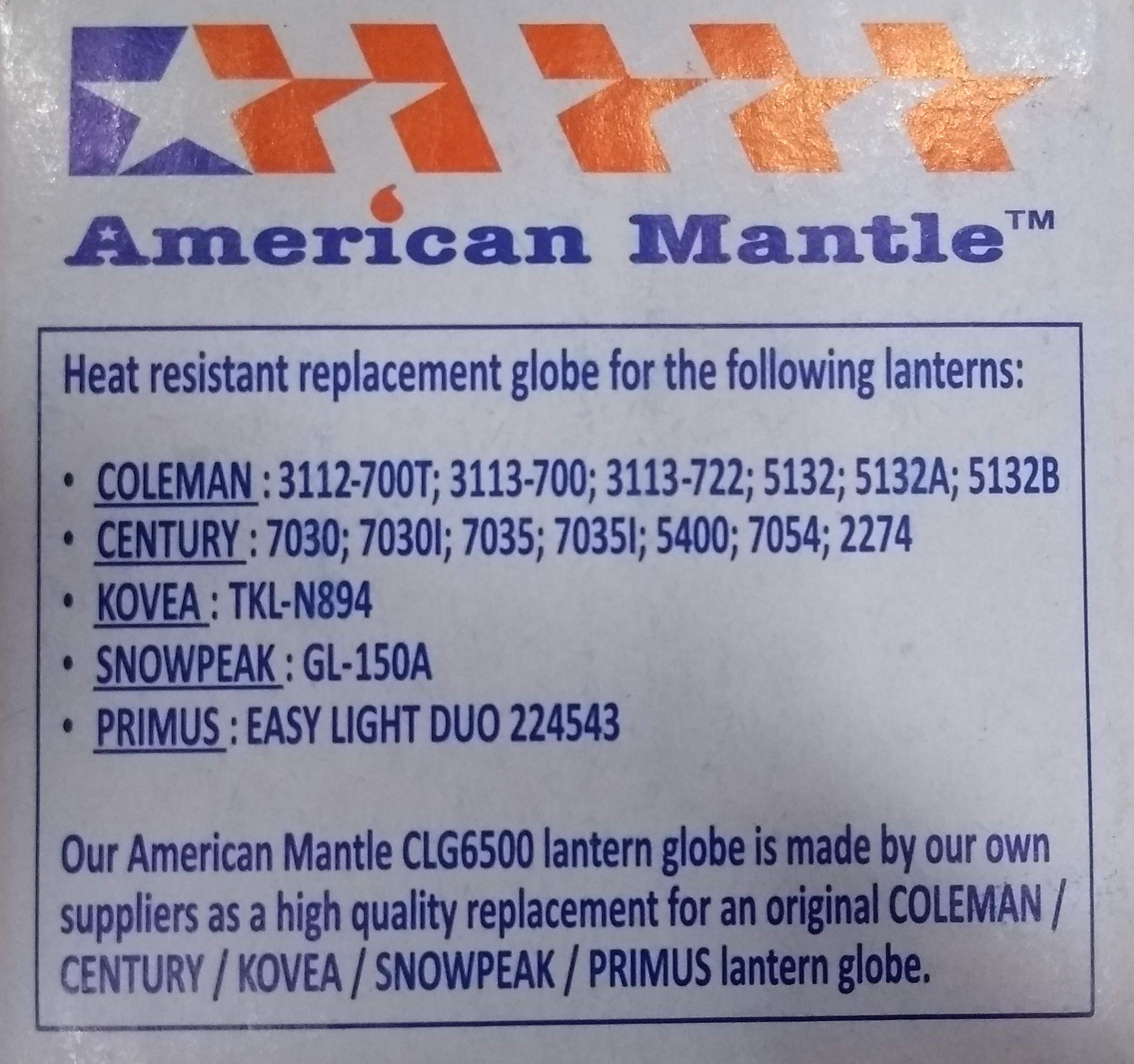 Mini Bulged Globe for PEAK1 Micro Lanterns (Similar to 3112-018T) - CLG6500